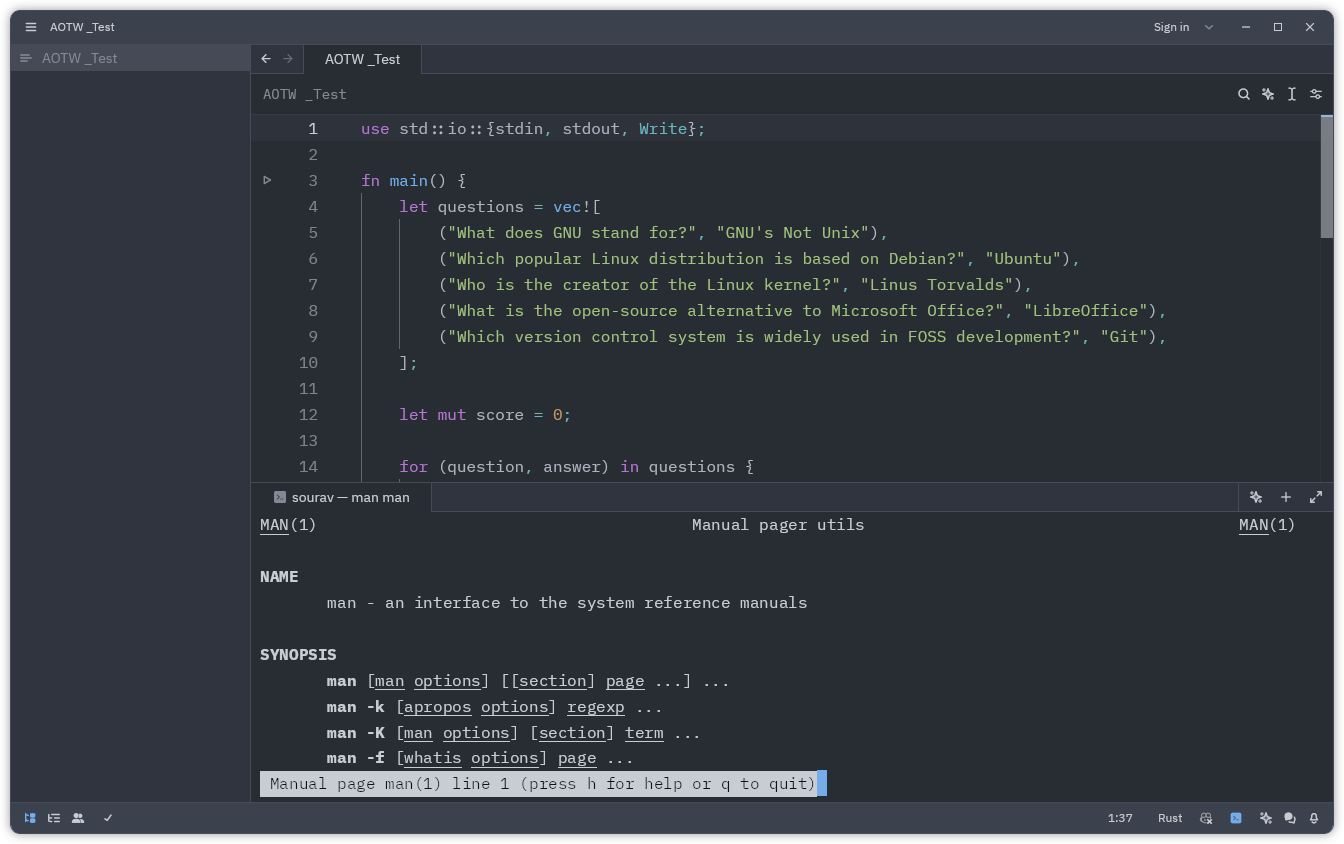 Zed: A Next-Gen Rust-Based Open Source Code Editor With AI