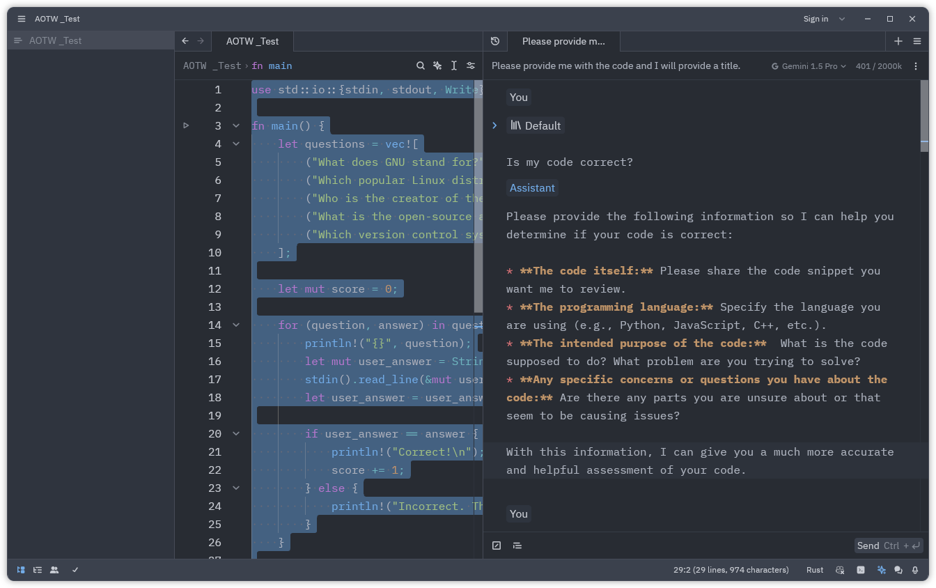 Zed A Next Gen Rust Based Open Source Code Editor With Ai