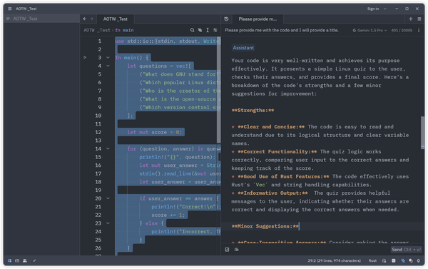 Zed A Next Gen Rust Based Open Source Code Editor With Ai