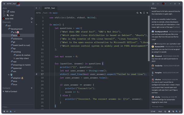 Zed A Next Gen Rust Based Open Source Code Editor With Ai 3354